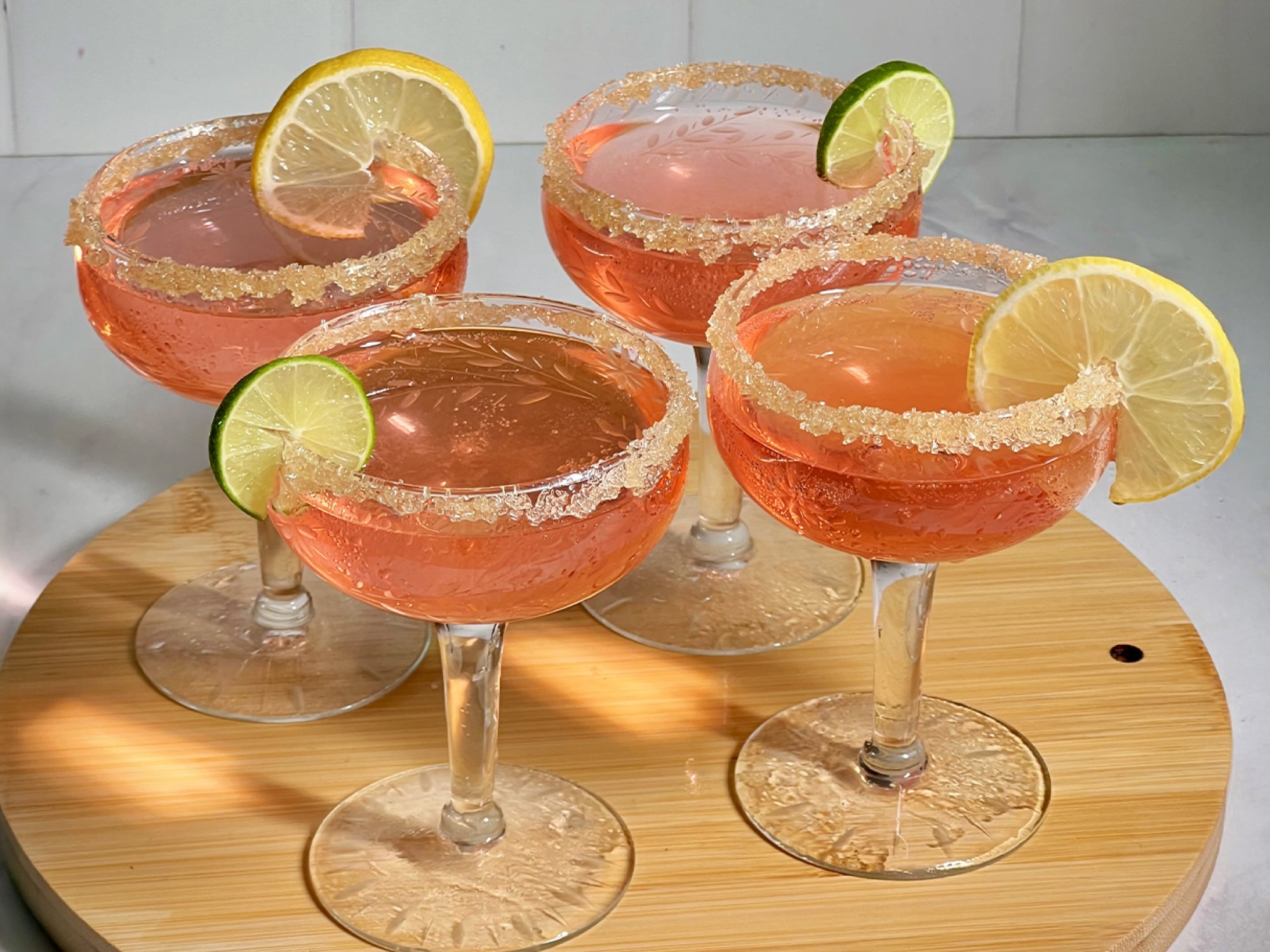 Cóctel de Frambuesa y Manzanilla